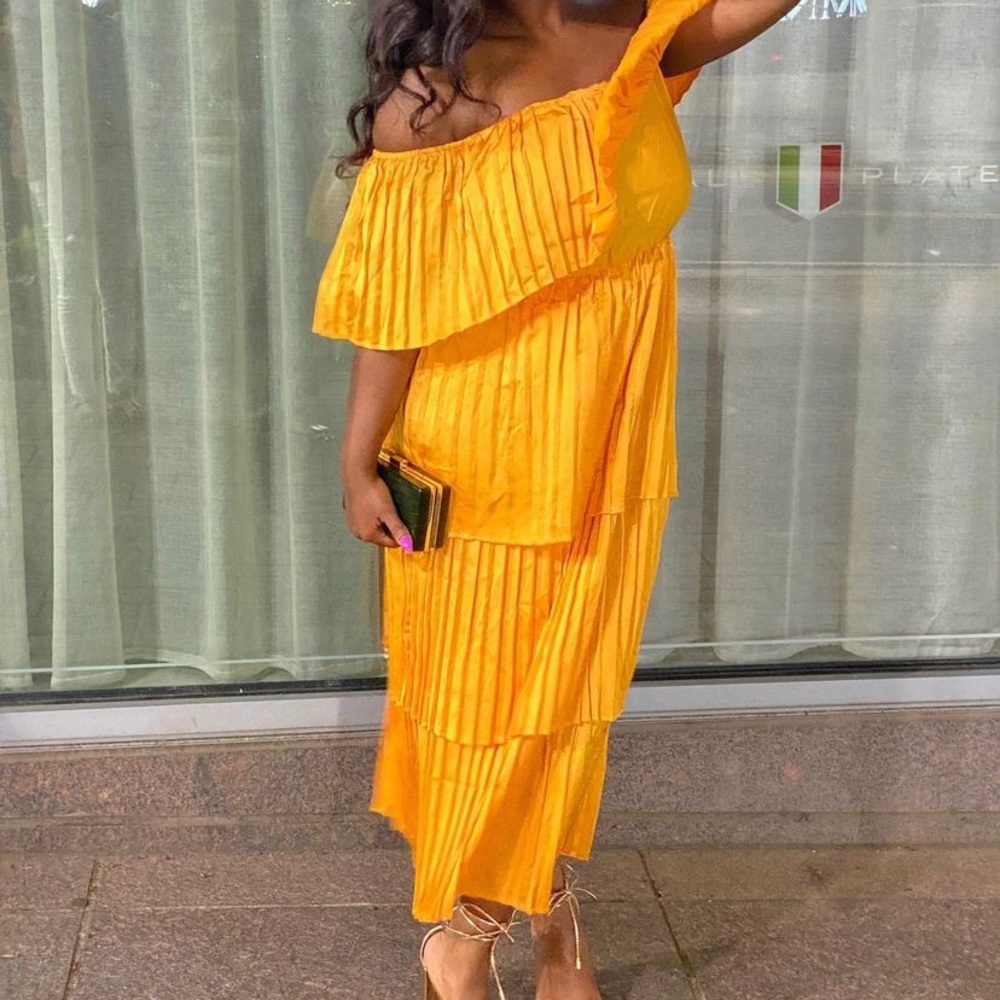 Golden Yellow Dress - Gem